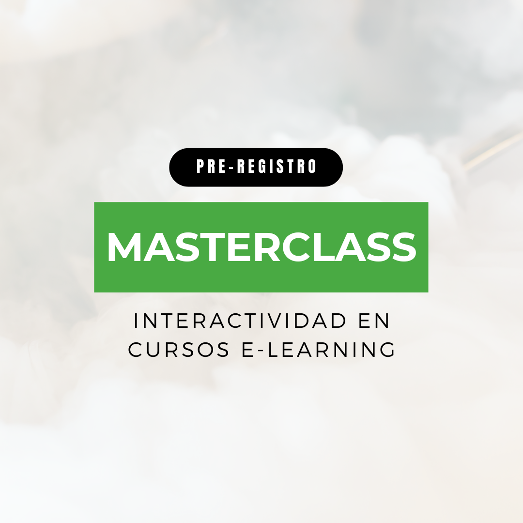 Pre-registro Masterclass Interactividad